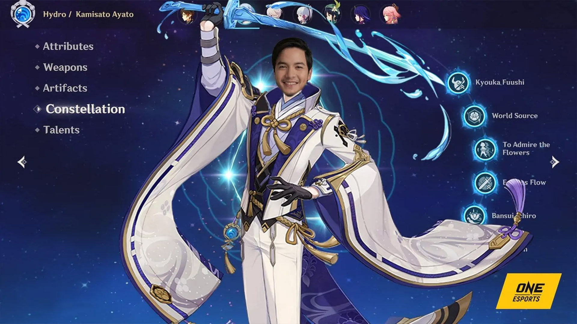Alden Richards dépense PH₱300K sur C6 Kamisato Ayato, arme ...