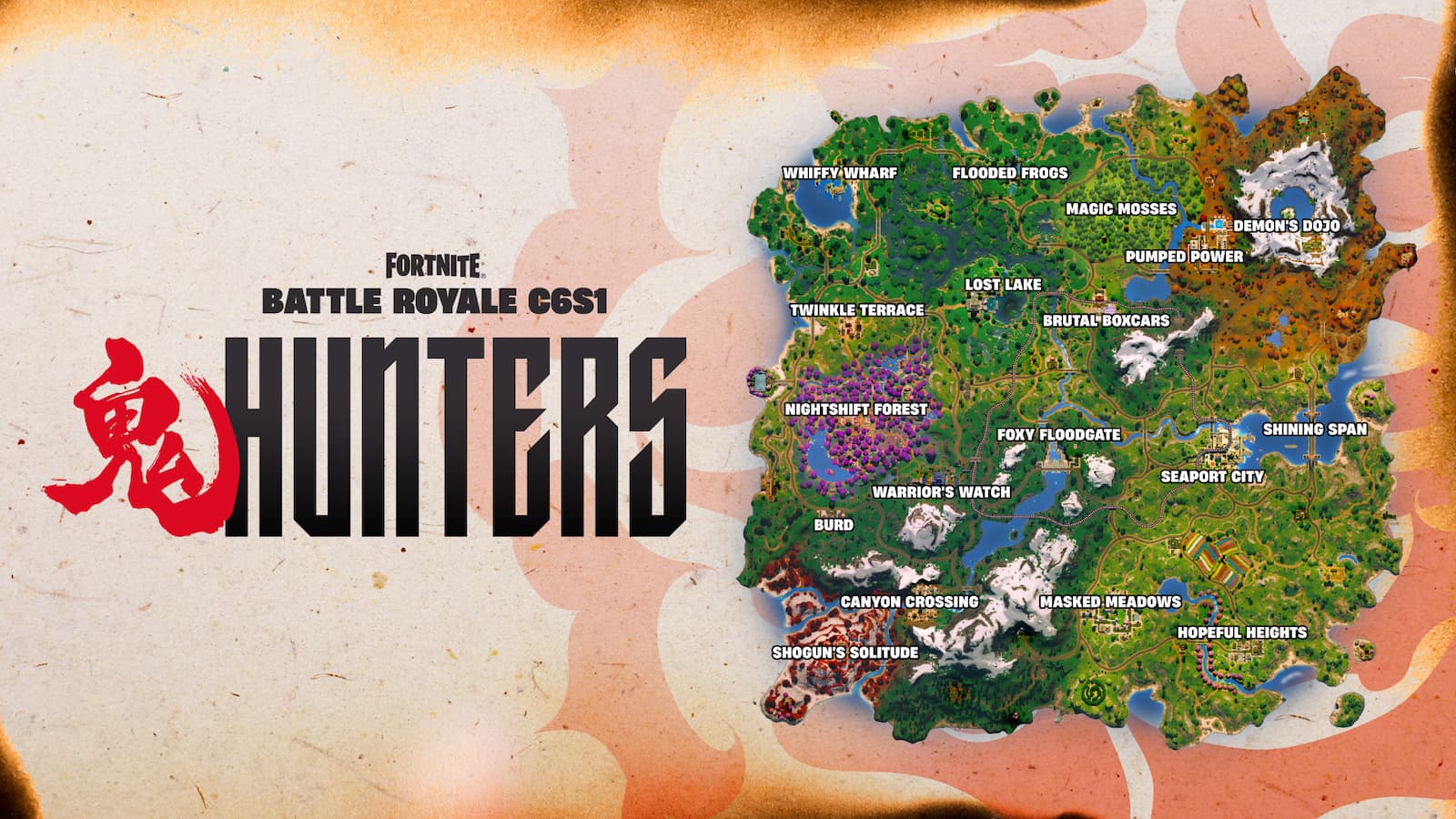 Meilleurs points d'atterrissage dans Fortnite Chapitre 6 Saison 1 ...